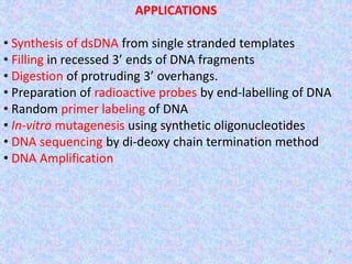 L10. enzymes used in genetic engineering i-1 | PPTX