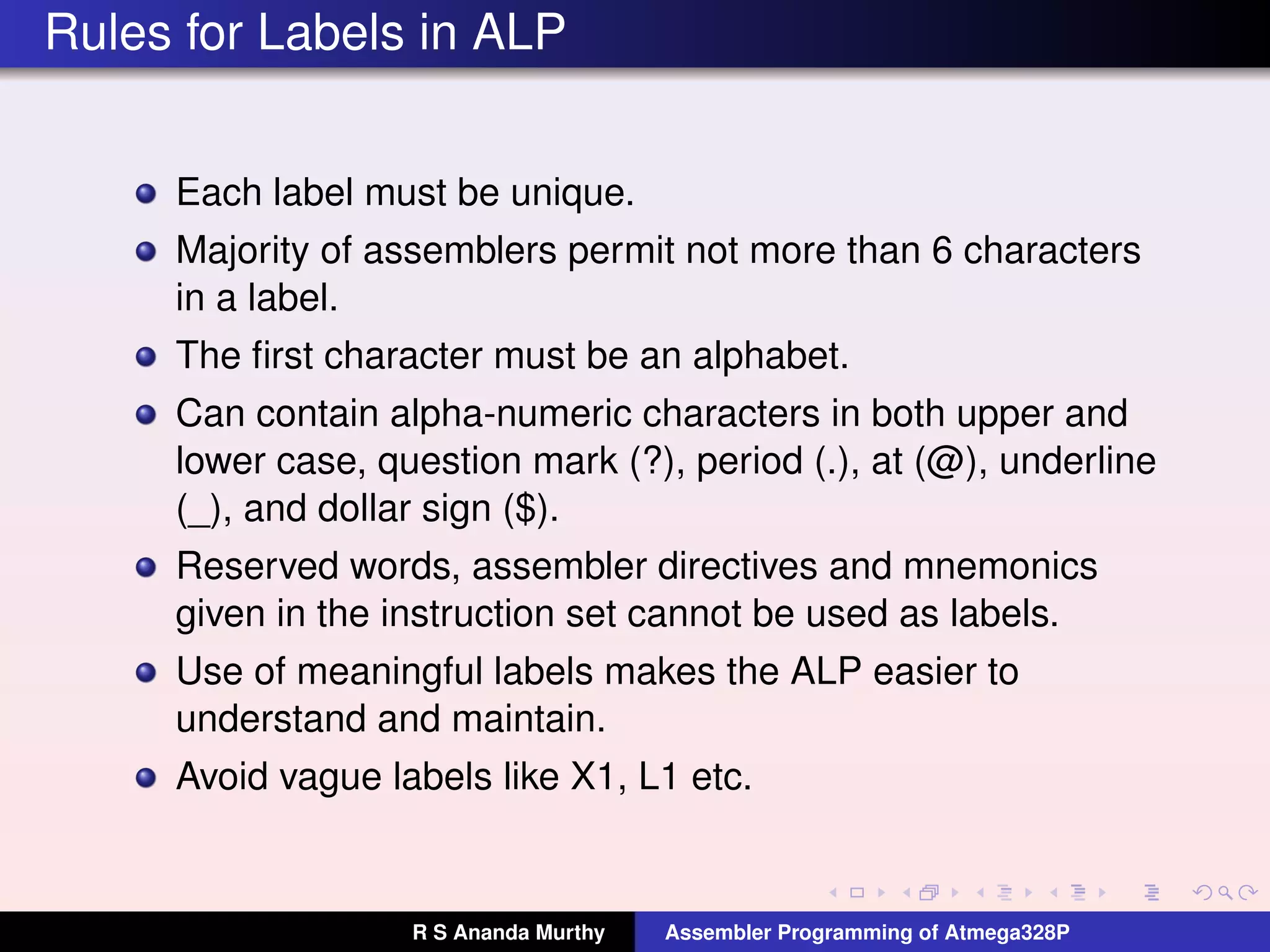 L10 assembly-language-programming-of-atmega328 p | PDF