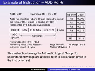 L10 assembly-language-programming-of-atmega328 p | PDF
