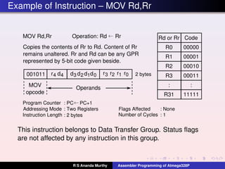 L10 assembly-language-programming-of-atmega328 p | PDF