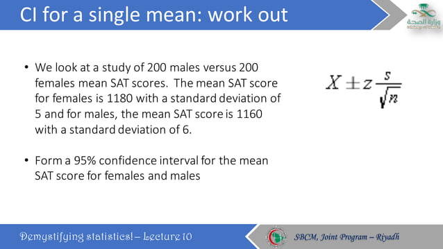 Confidence intervals: Types and calculations | PDF