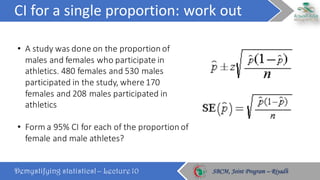 Confidence intervals: Types and calculations | PDF