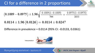Confidence intervals: Types and calculations | PDF
