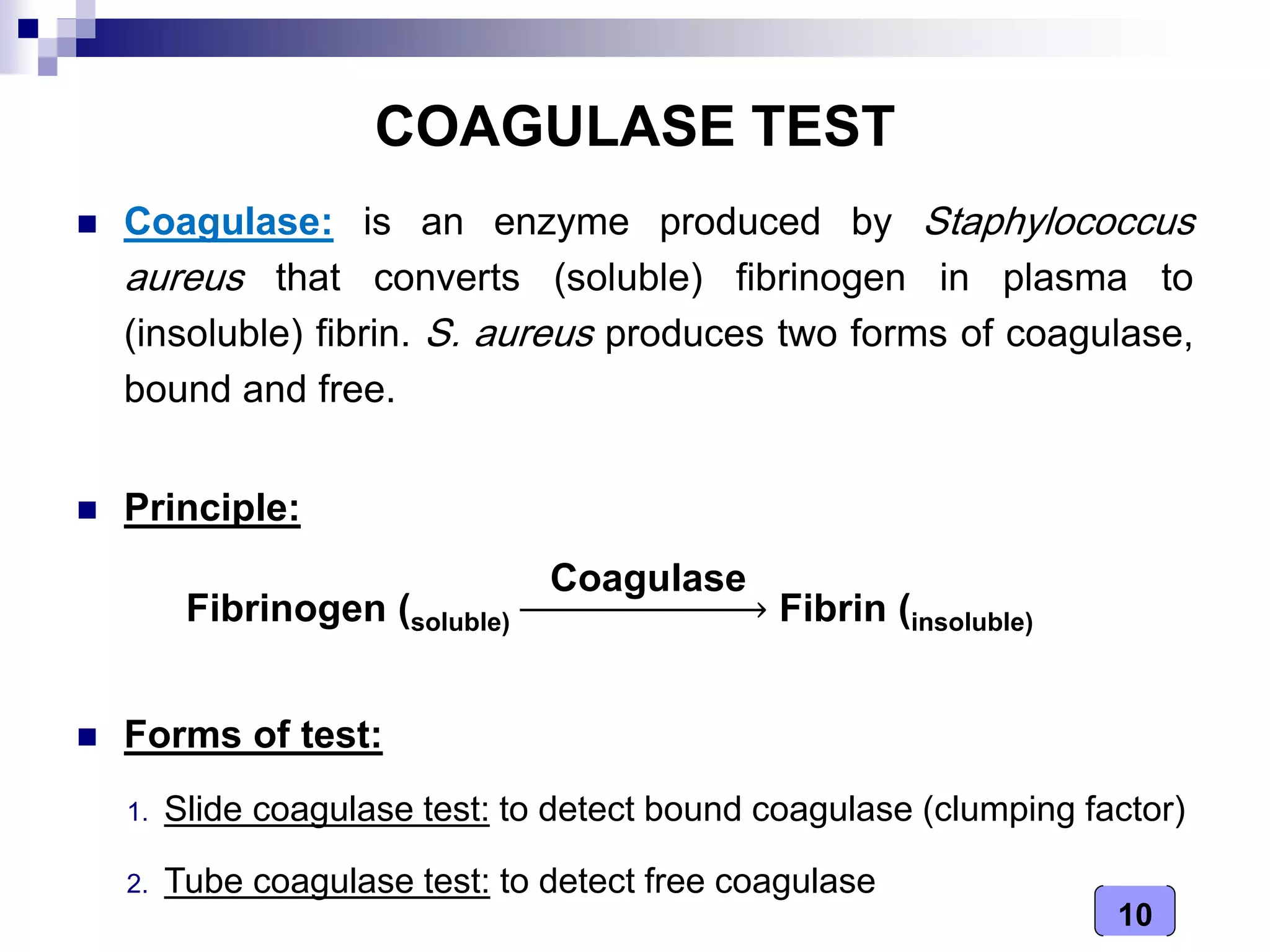 Medical Microbiology Laboratory (biochemical tests - i) | PDF