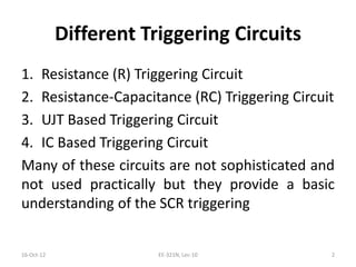 L10 res triggering circuit | PPT | Free Download