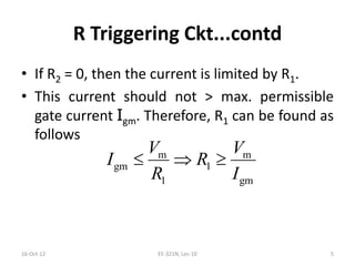 L10 res triggering circuit | PPT | Free Download