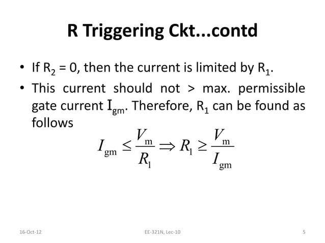 L10 res triggering circuit | PPT | Free Download