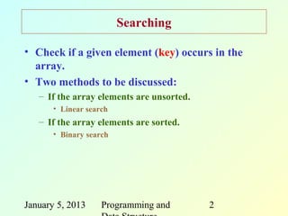 L10 sorting-searching | PPT