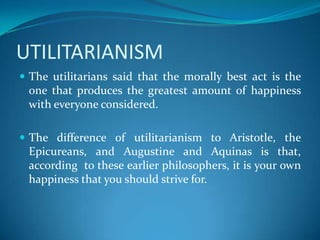 L10 the utilitarians | PPTX