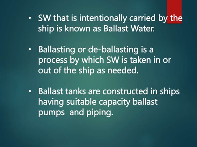 Bilge and Ballast System on cargo ships.pptx