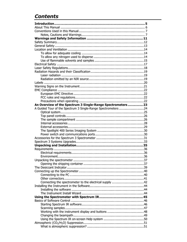 L1050110 spectrum 3 single-range user's guide en-us | PDF