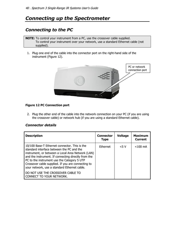 L1050110 spectrum 3 single-range user's guide en-us | PDF