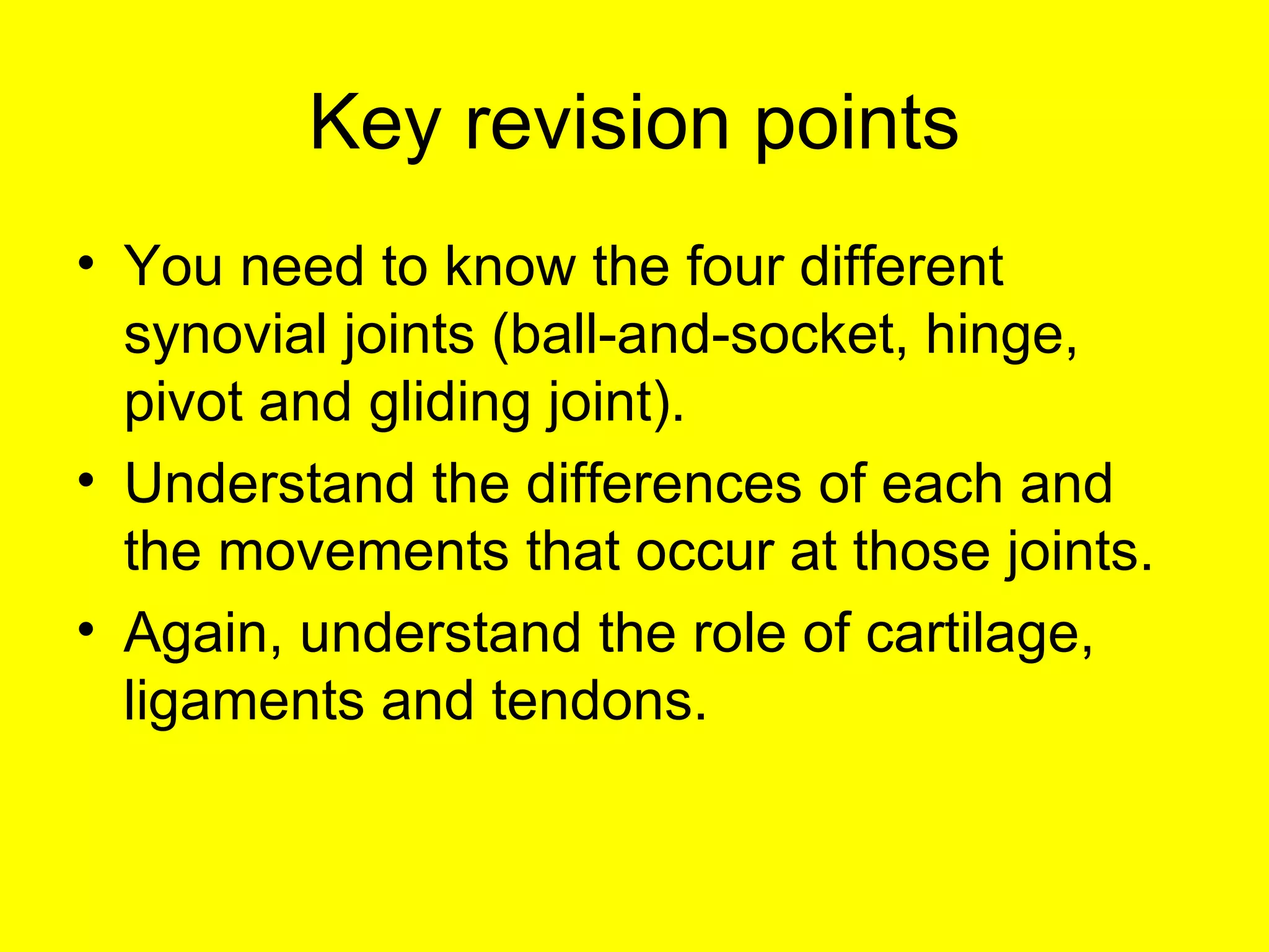 L10b Synovial Joints | PPT