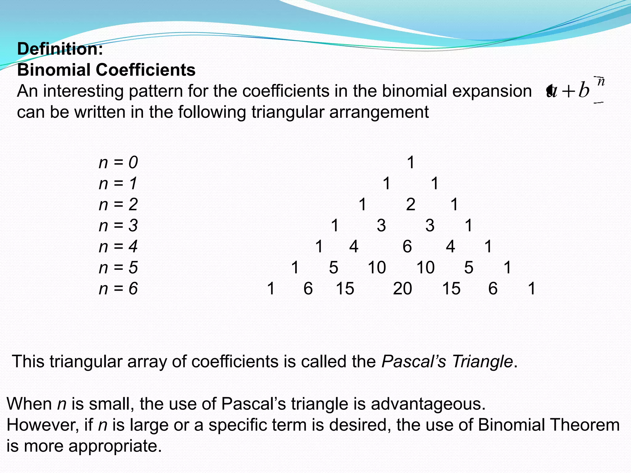 L10 binomial theorem | PPT
