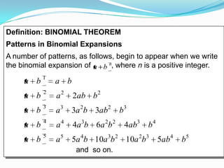L10 binomial theorem | PPT