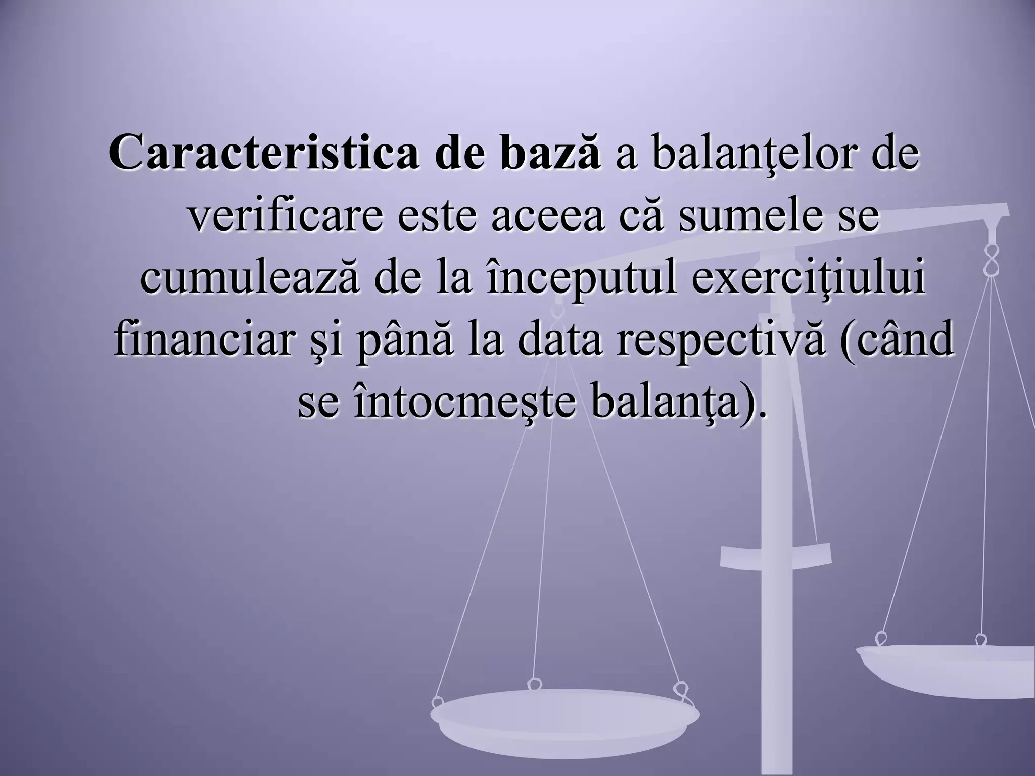 Balanta de verificare - etapele intocmirii balantei | PPT