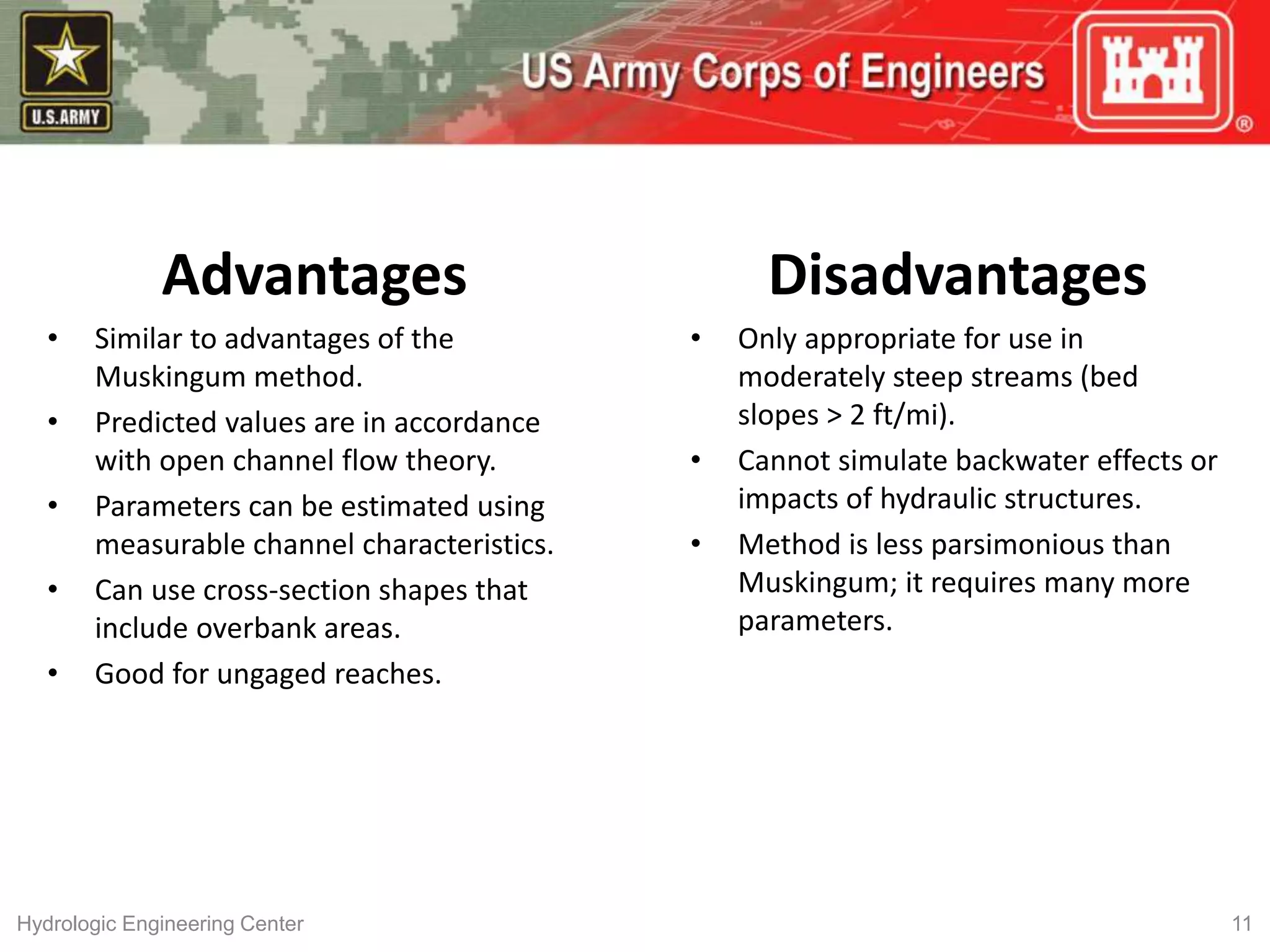 L 10 d muskingum cunge routing method | PPTX