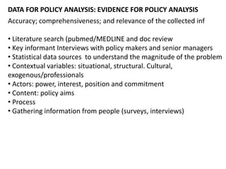 L10 doing policy analysis | PPT