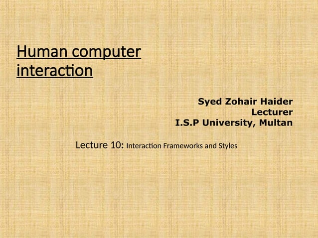 L10 Interaction Frameworks lecture 14 (1).ppt