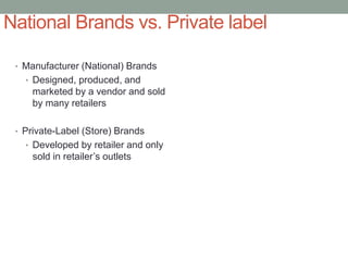 retailing-private label | PPTX