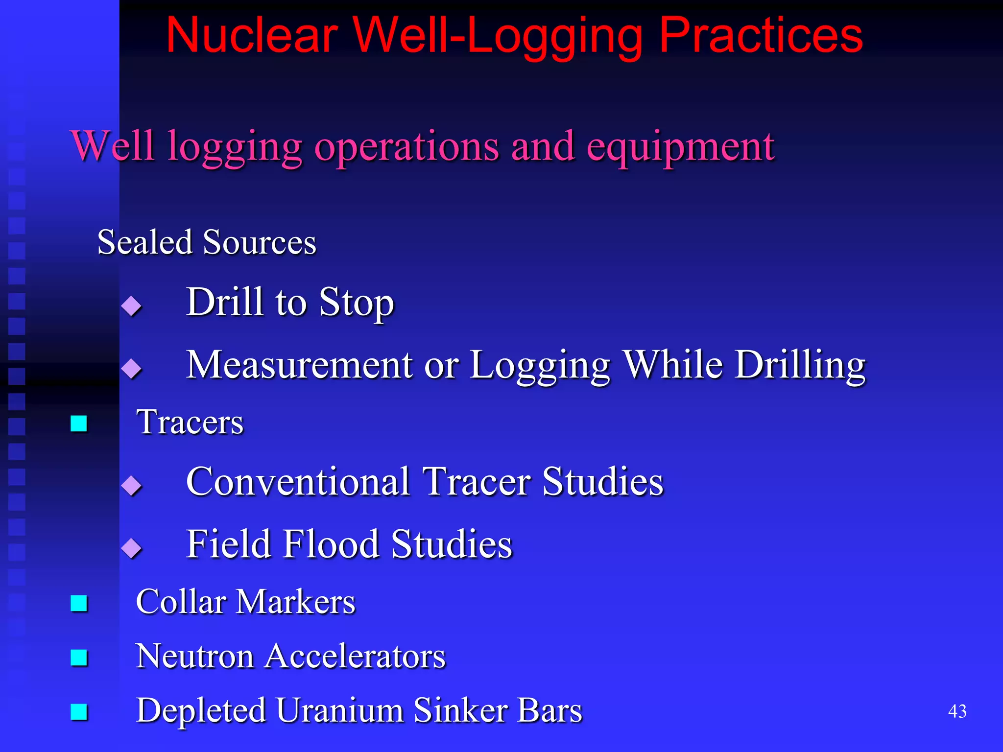 L10 radiation sources and equipment used in industrial practices | PPTX