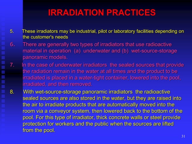 L10 radiation sources and equipment used in industrial practices | PPTX ...