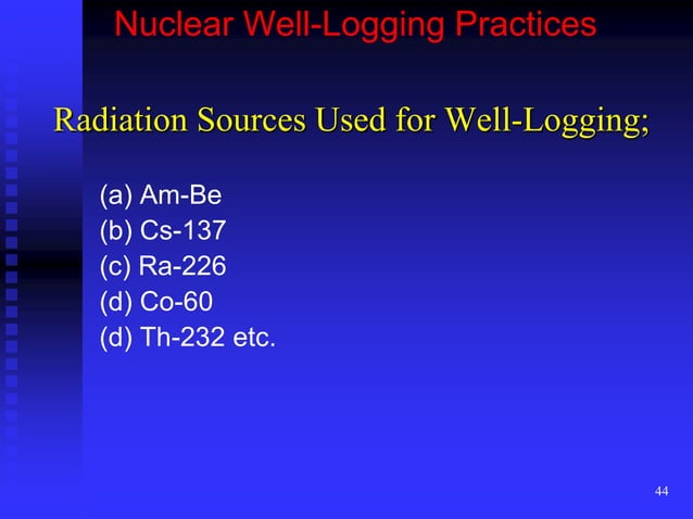 L10 radiation sources and equipment used in industrial practices | PPTX ...