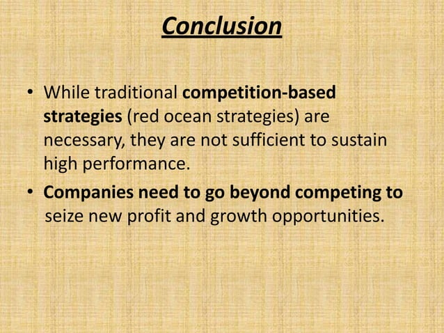 L 10 red, blue and purple ocean strategies | PPTX