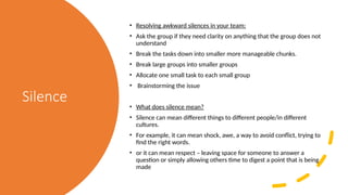 Team working and communication in academies | PPTX