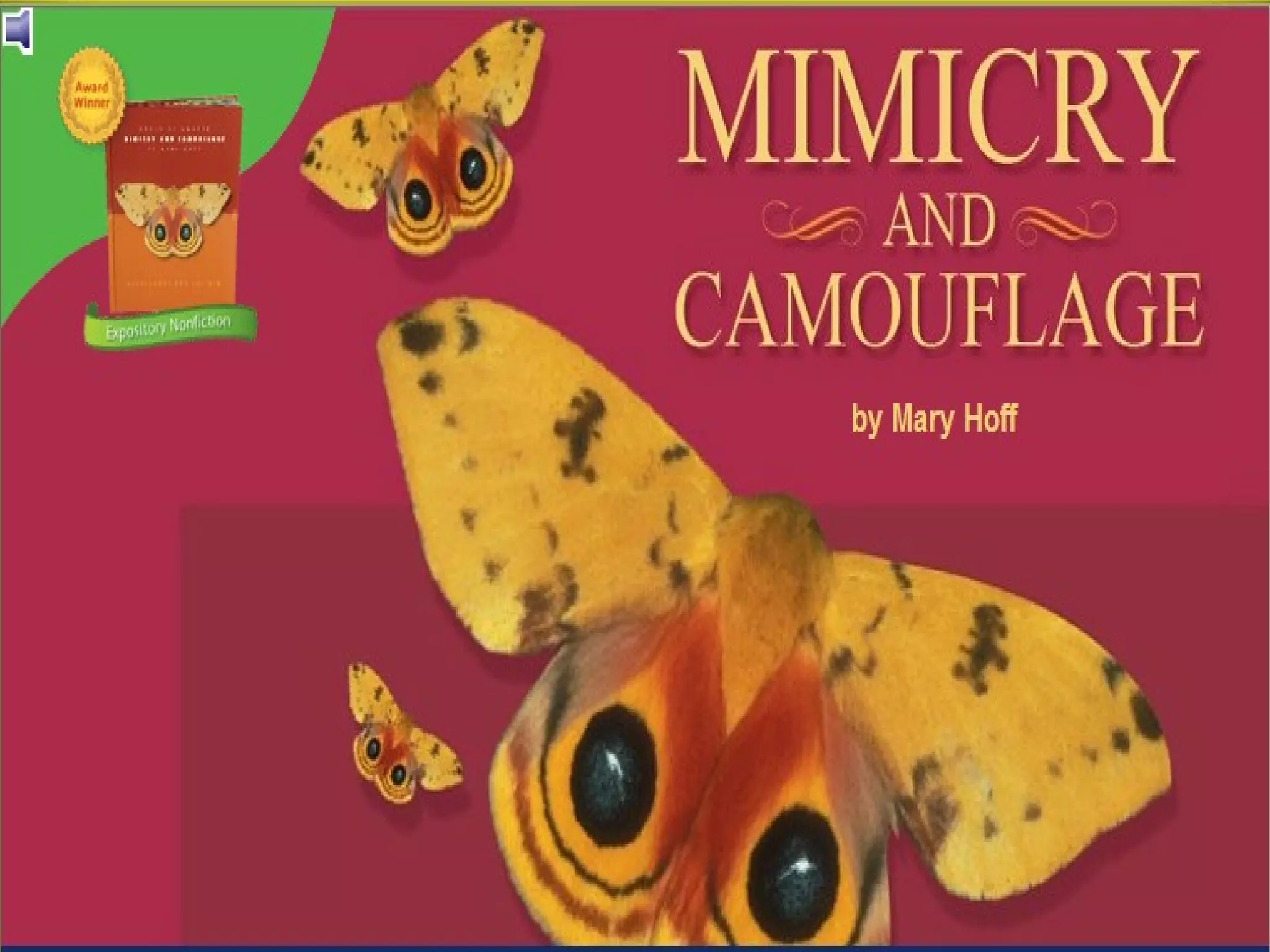 Mimicry and CamouflageLesson 11 | PPT