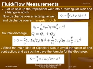 weirs and notches | PDF