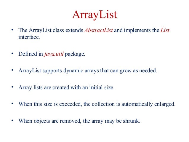 L11 array list