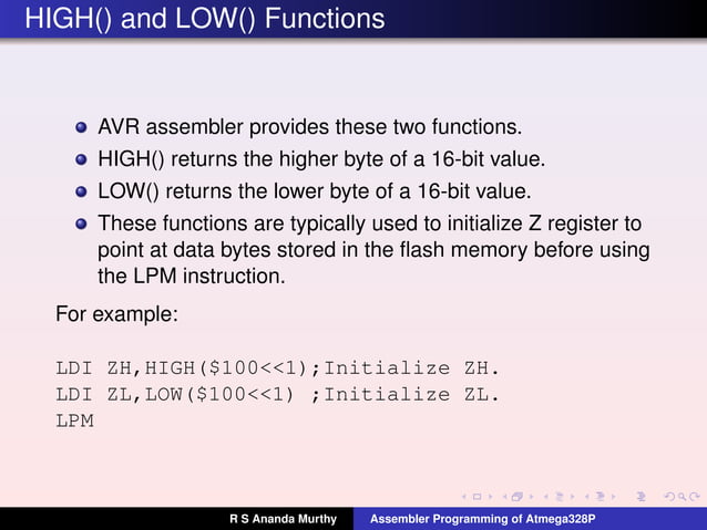 L11 assembly-language-programming-of-atmega328 p | PDF | Programming Languages | Computing