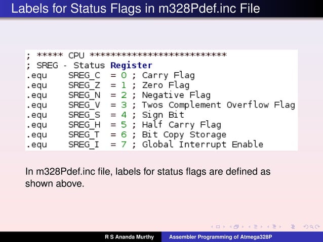 L11 assembly-language-programming-of-atmega328 p | PDF | Programming Languages | Computing