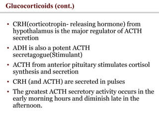 lecture on Glucocorticoids physiology and pathology | PPT