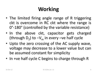 L11 rc triggering circuit | PDF