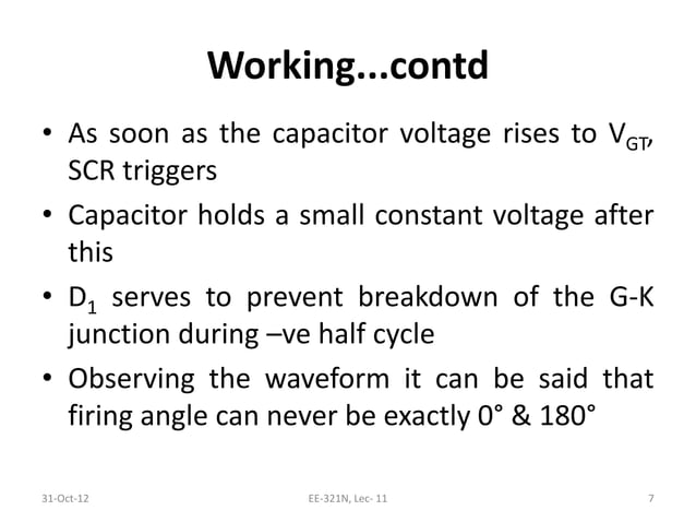 L11 rc triggering circuit | PDF