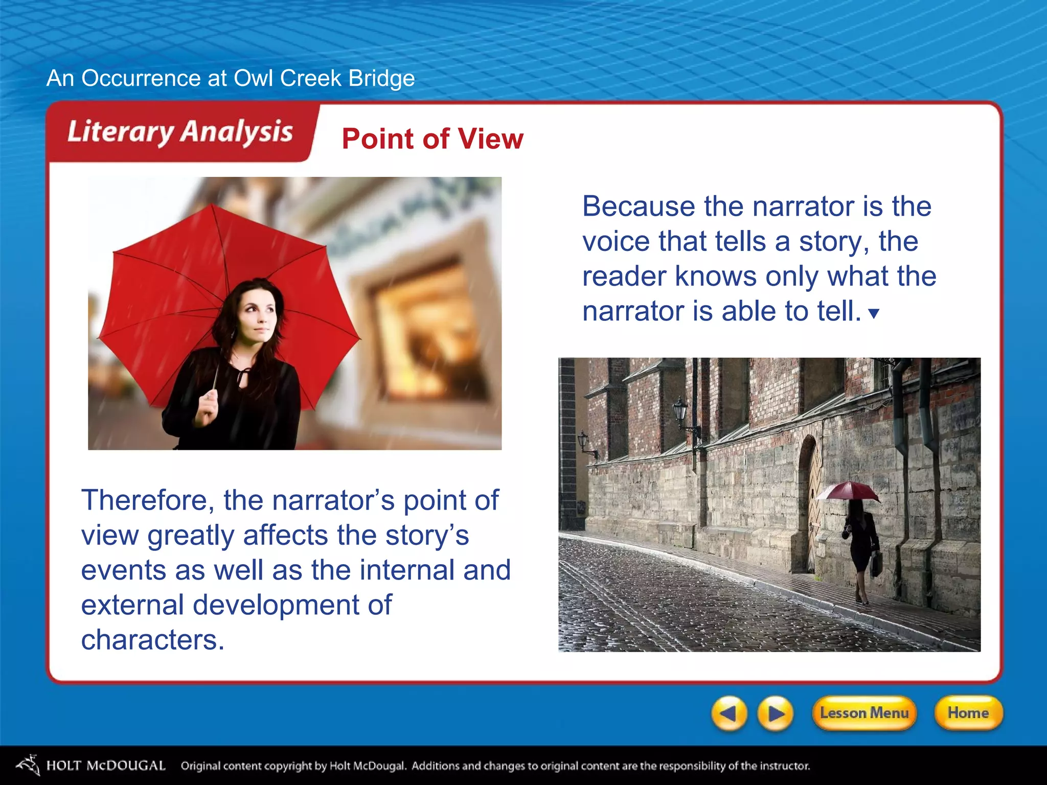 An Occurrence at Owl Creek Bridge | PPT