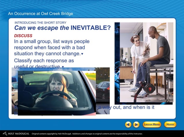 An Occurrence at Owl Creek Bridge | PPT