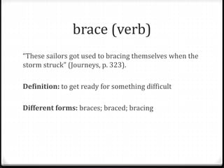 L11 5th grade-journeys vocab | PPT