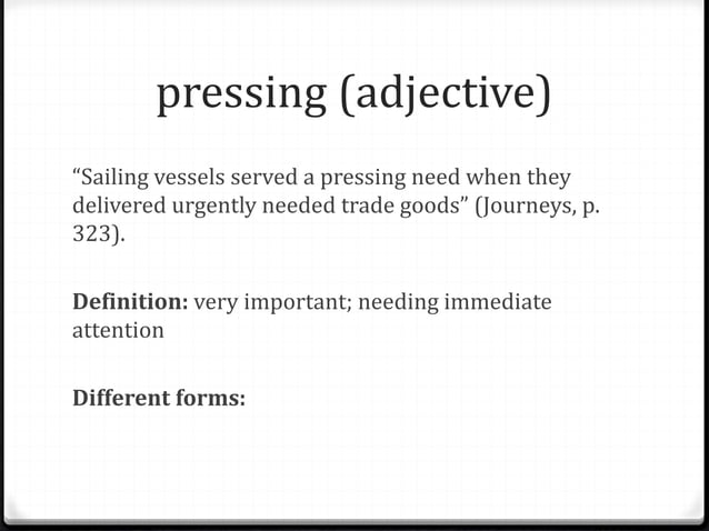 L11 5th grade-journeys vocab | PPTX | Sailing | Sports