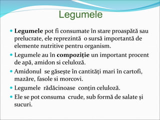 Sortimentul fructelor si legumelor - clasificare | PPT