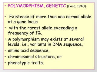 L11 dna__polymorphisms__mutations_and_genetic_diseases | PPT