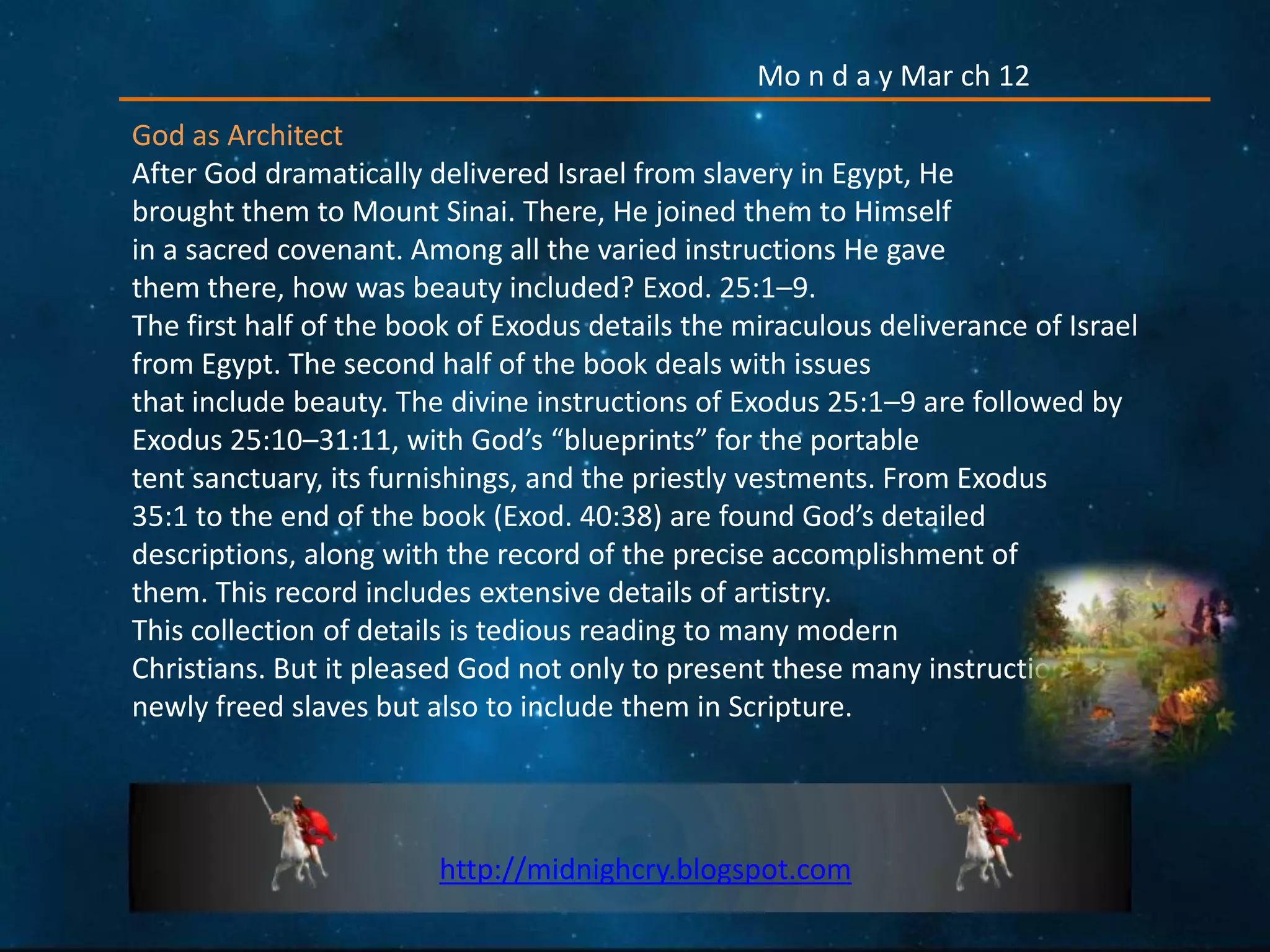 Lesson 11 God as Artist | PPTX