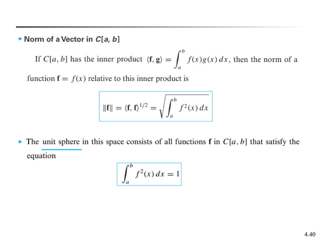 L11 Inner Product Space Applied Mathematics | PPT