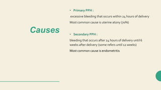 Lecture 21 Postpartum Hemorrhage .pptx
