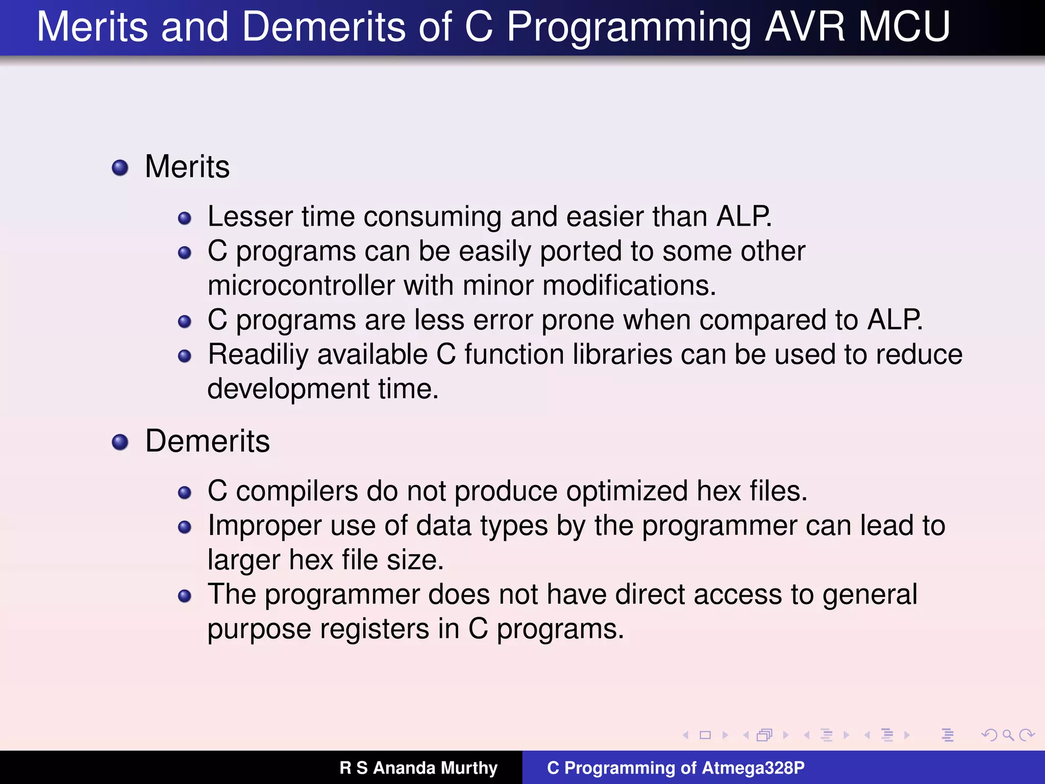 L12 c-language-programming-of-atmega328 p | PDF | Programming Languages | Computing