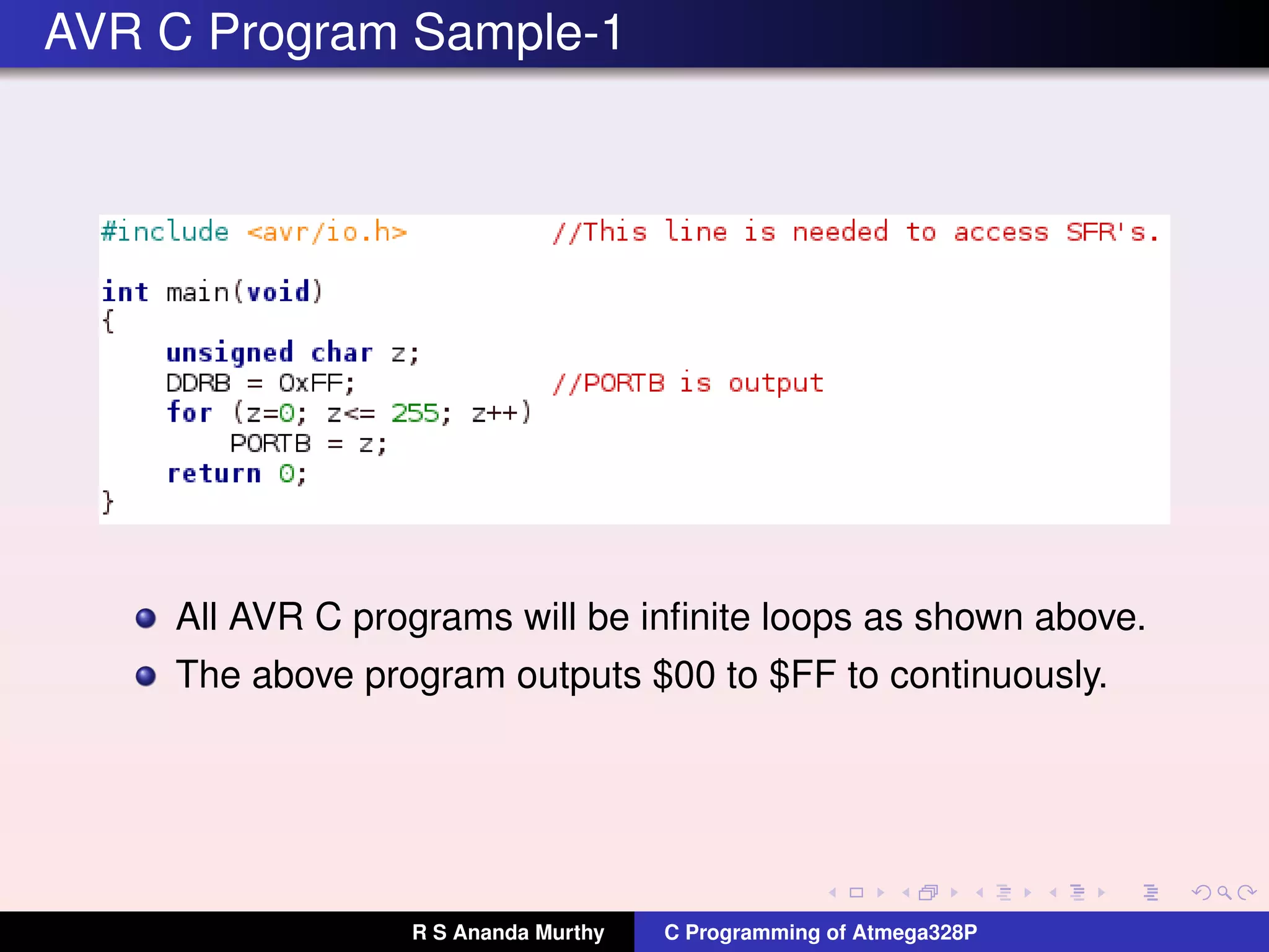 L12 c-language-programming-of-atmega328 p | PDF | Programming Languages | Computing