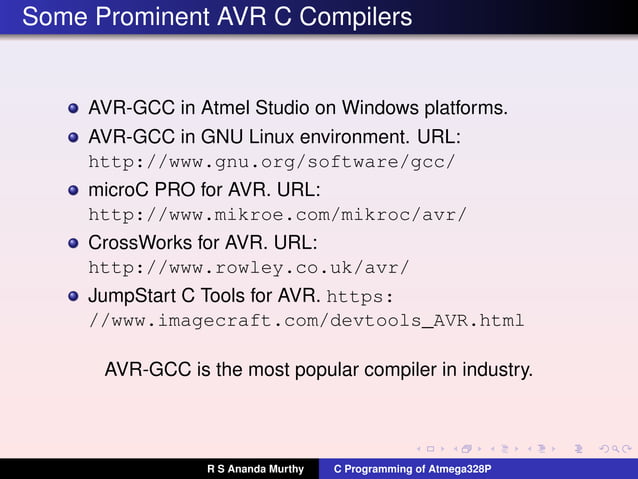 L12 c-language-programming-of-atmega328 p | PDF | Programming Languages | Computing