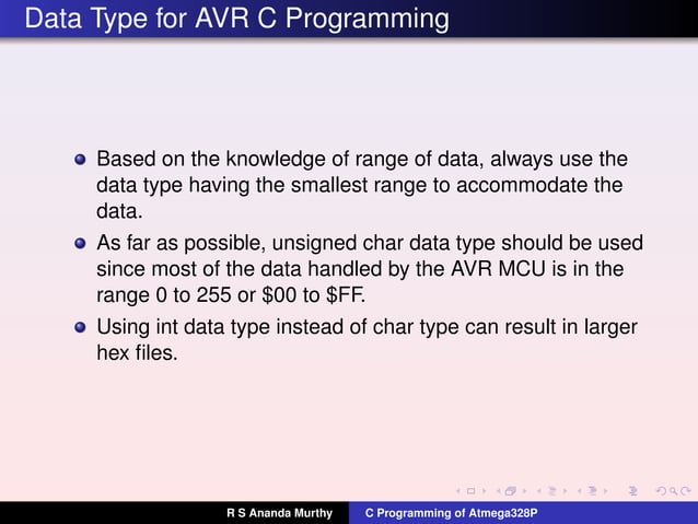 L12 c-language-programming-of-atmega328 p | PDF | Programming Languages | Computing